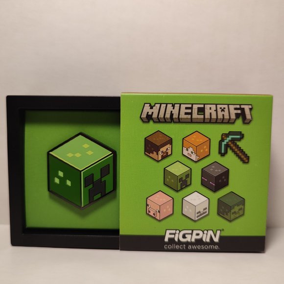 Minecraft | Jewelry | Minecraft Creeper Figpin Mini Enamel Pin | Poshmark